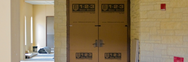 Re-Usable Door Protectors & Construction Protection | 1-2-3 Door Shield